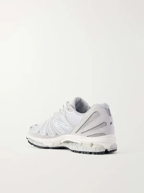 NEW BALANCE Abzorb1890 Suede-trimmed Mesh Sneakers