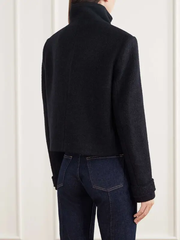 Simkhai Wilcox Cropped Wool-blend Bouclé Jacket