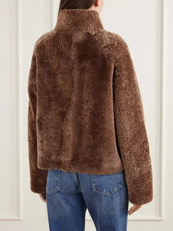 ARMA Ariana Reversible Shearling And Leather Jacket