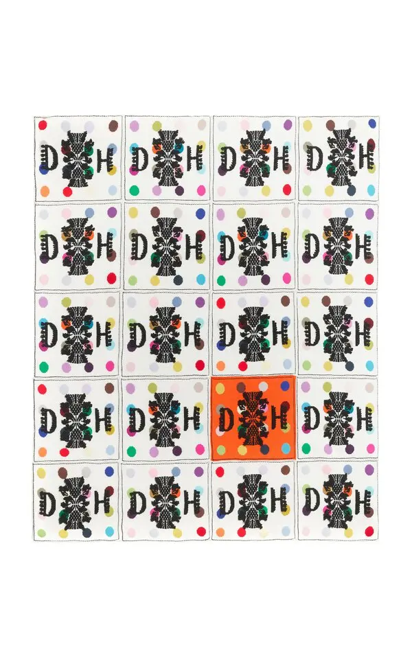 BARRIE X Damien Hirst Dots Cashmere Blanket - Multi