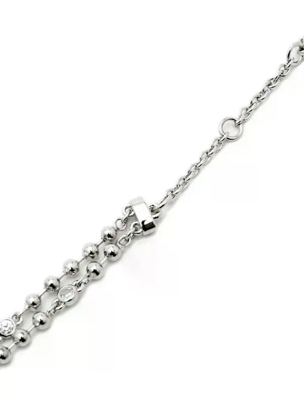 Roberto Cavalli Panther Head Double-chain Bracelet