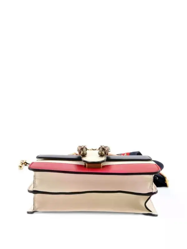 Gucci Dionysus Bamboo Top Handle Bag Colorblock Leather Mini Satchel