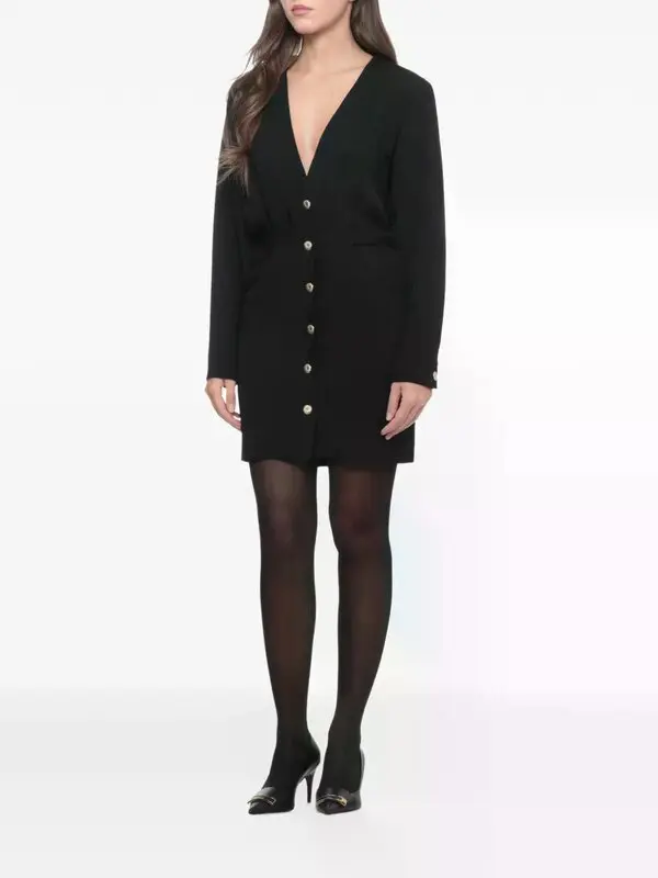 BLAZÉ MILANO Luna Friesian Button-down Mini Dress