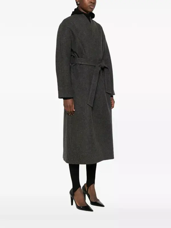 NOYOCO Aure Belted Coat