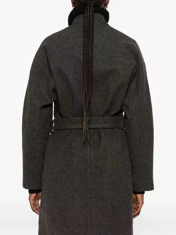 NOYOCO Aure Belted Coat