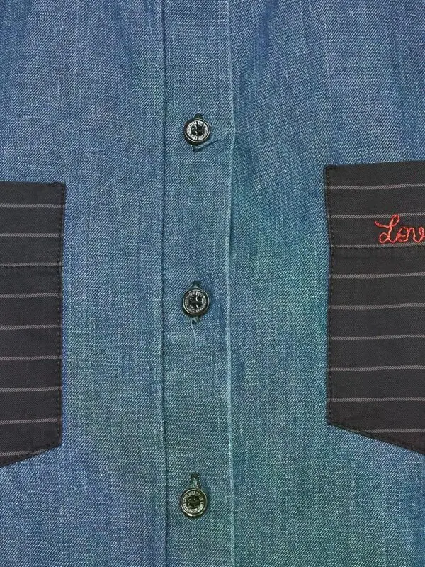 Moschino Striped Chambray Shirt
