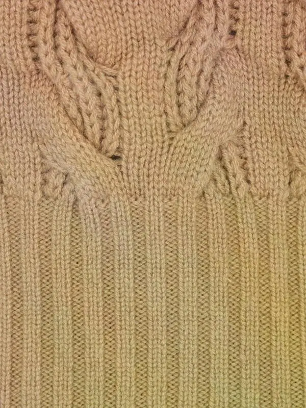 Max Mara Cable-knit High-neck Sweater