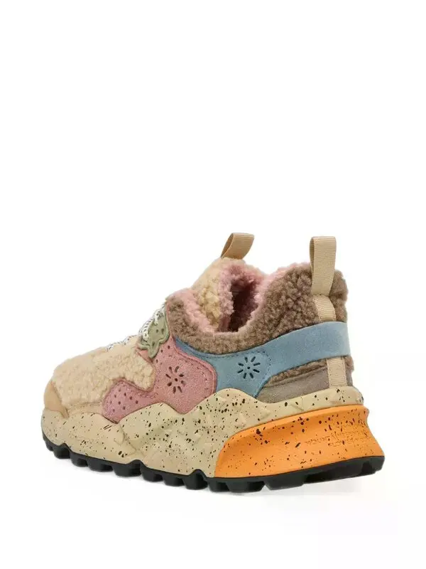 FLOWER MOUNTAIN Kotetsu Suede And Wool Sneakers