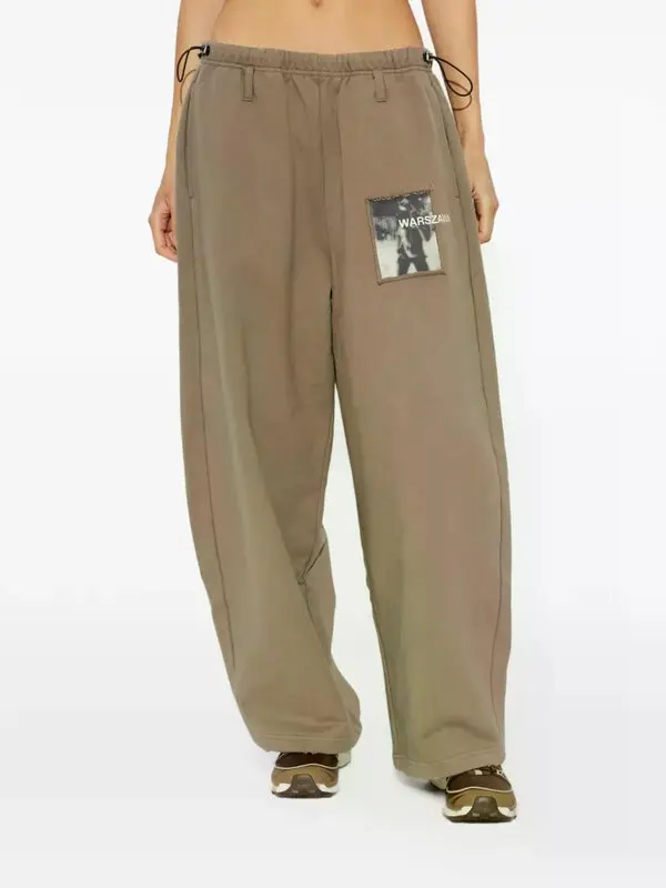 MISBHV Graphic-patch Drawstring Sweatpants