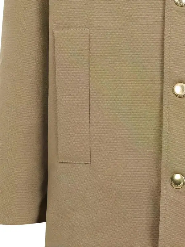 Balenciaga Short Peacoat In Beige