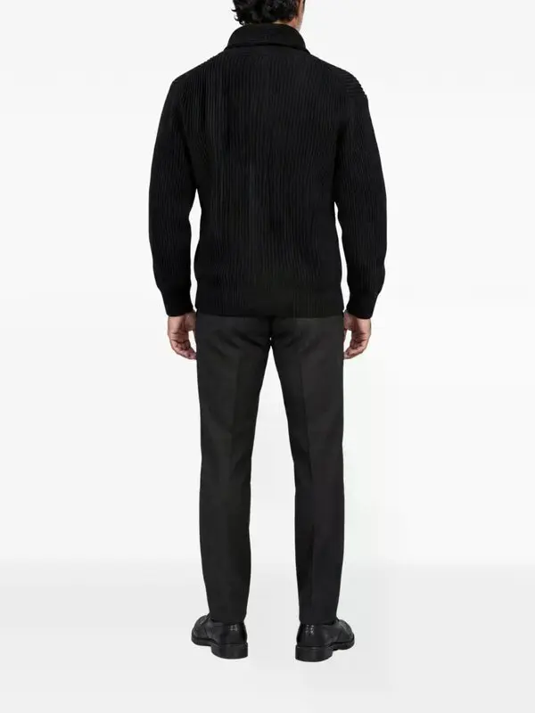 FRANZESE COLLECTION Steve Mcqueen Ribbed-knit Cardigan