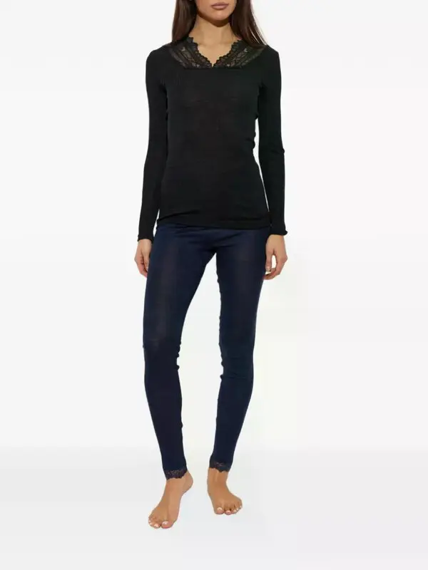 Hanro Woolen Lace Leggings