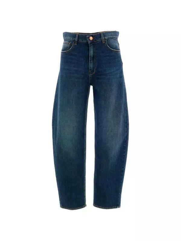 3x1 Faded-effect Wide-leg Jeans