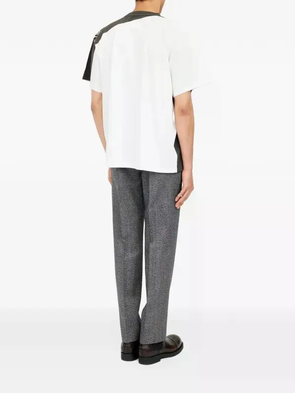 MAISON MARGIELA Numeric Signature Two-tone T-shirt