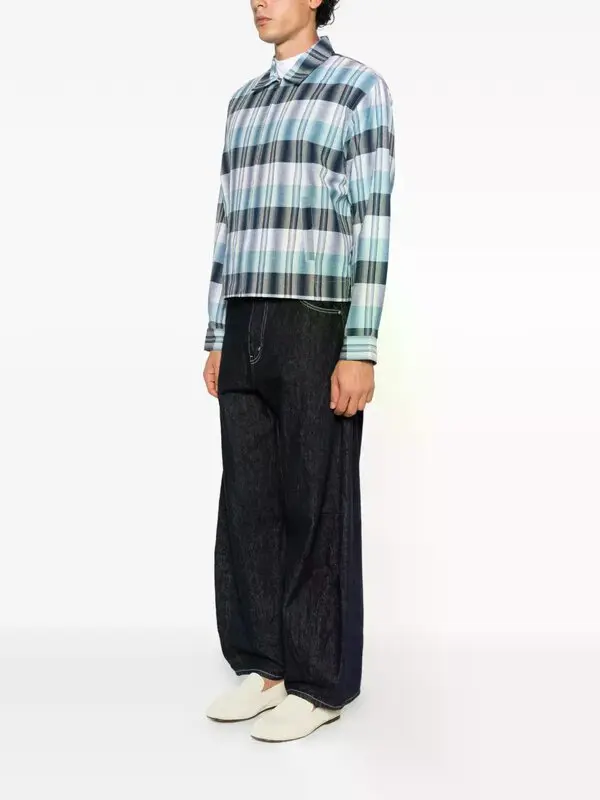 JW Anderson Check Zip-up Blouson Jacket
