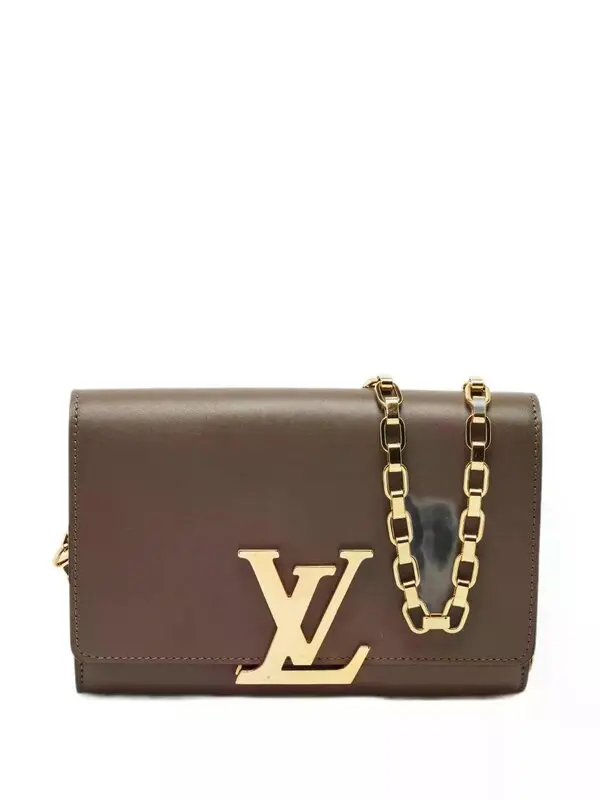 LOUIS VUITTON 2014 Mm Louise Chaine Shoulder Bag - Brown