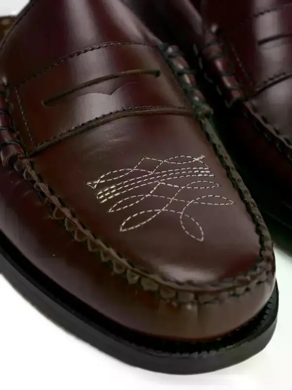 SEBAGO Dan El Paso Embroidered Leather Loafers