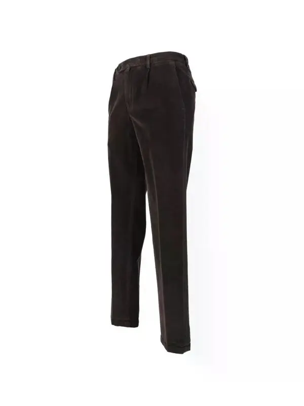 BRIGLIA 1949 Pleated-corduroy Chinos