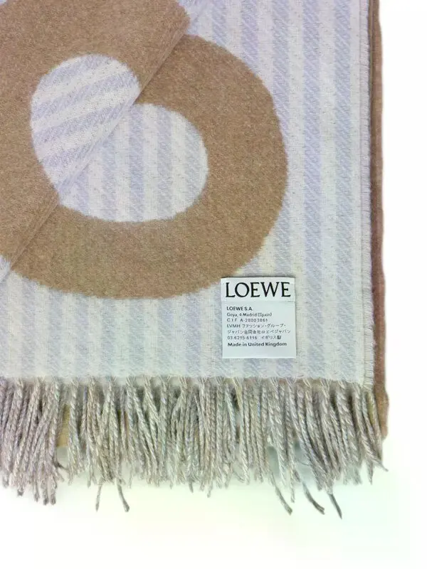 Loewe Blanket In Wool And Cashmere