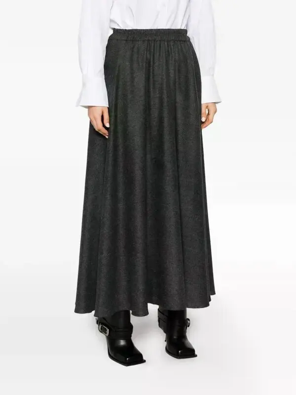 DRYKORN Qerime Elasticated-waist Midi Skirt