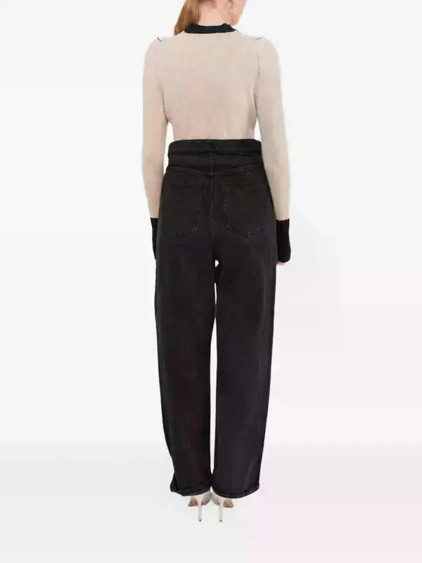 LA FETICHE Stone-washed Boyfriend Jeans