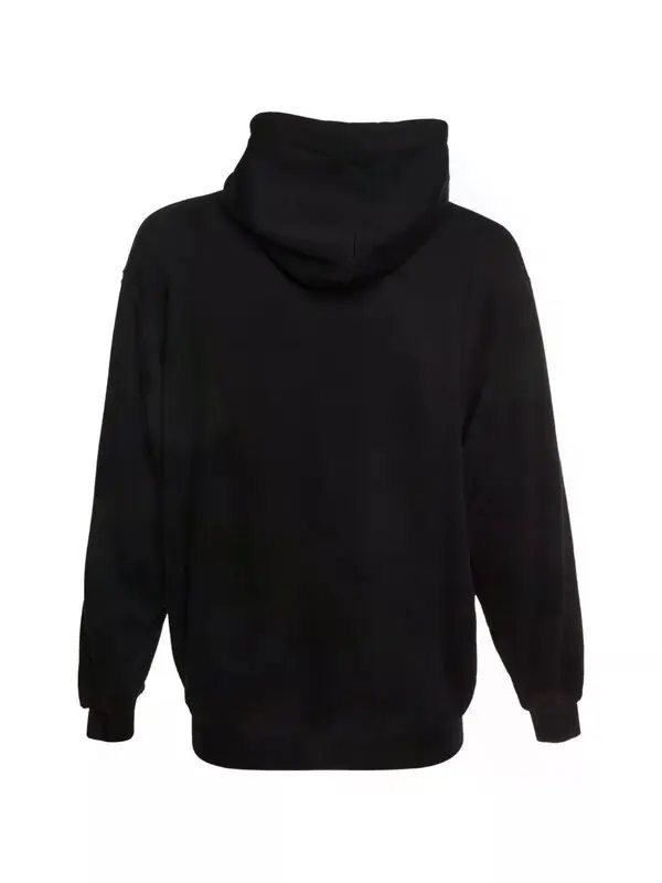 Balenciaga 2017 Sinners Embroidered Hoodie - Black