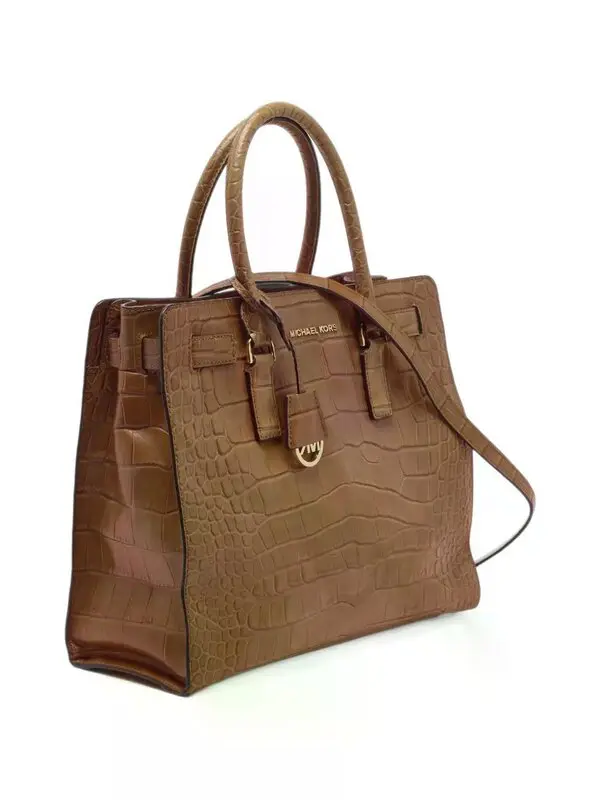 Michael Kors Large Dillon Croc-embossed Tote Bag