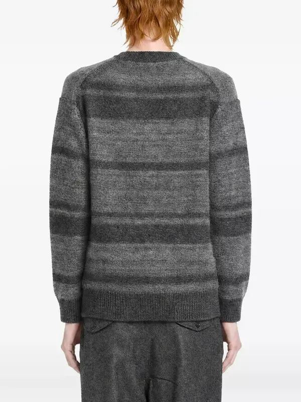 Comme Des Garçons Striped Wool-blend Sweater