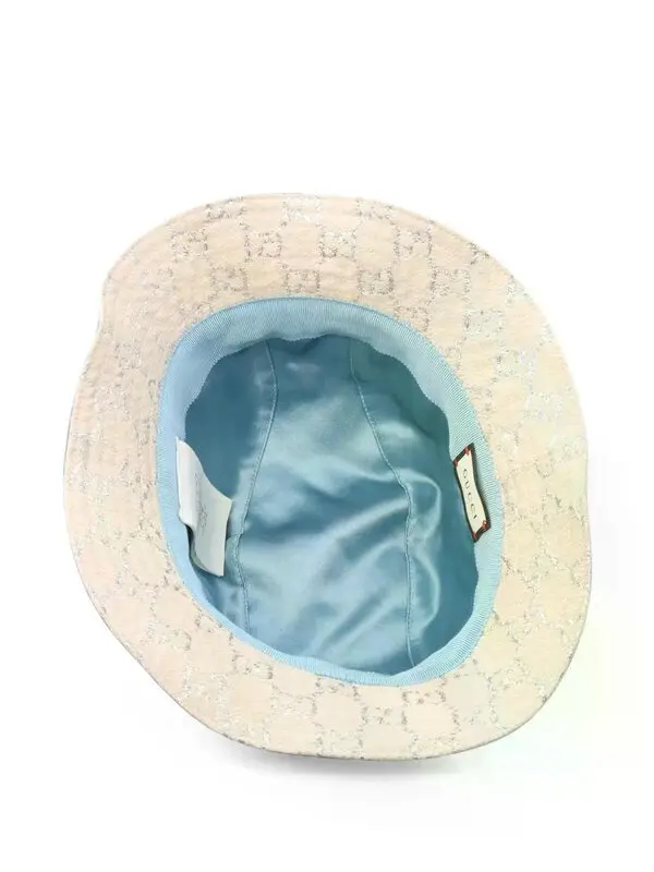 Gucci 2000s Gg-glitter Bucket Hat