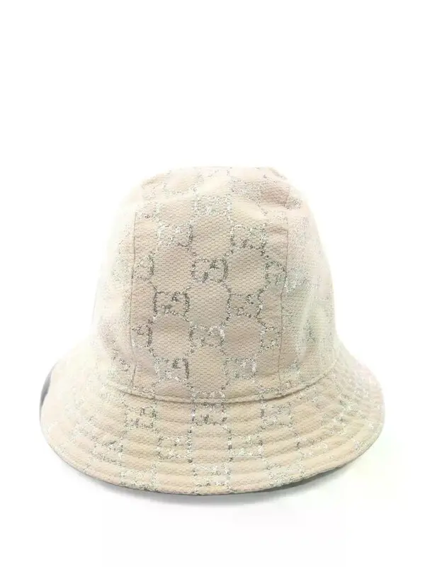 Gucci 2000s Gg-glitter Bucket Hat