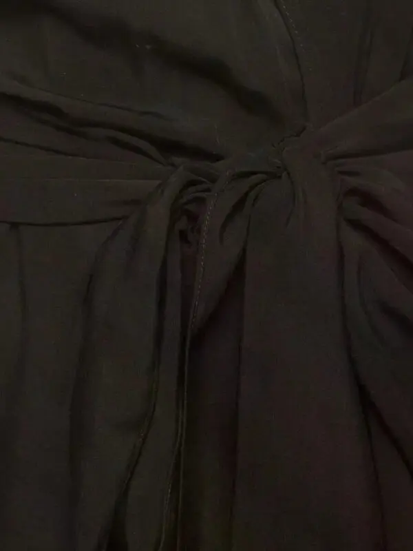 Sandro Tie-waist Wrap Midi Dress