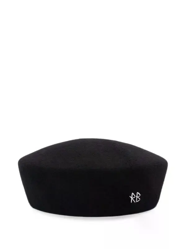 Ruslan Baginskiy Wool-felt Pillbox Hat - Black