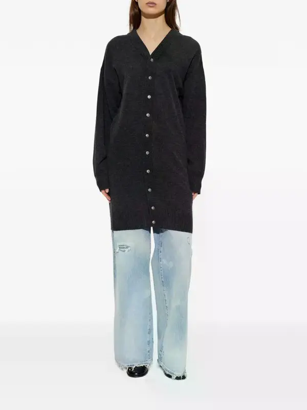 AKEP Button-up V-neck Cardigan