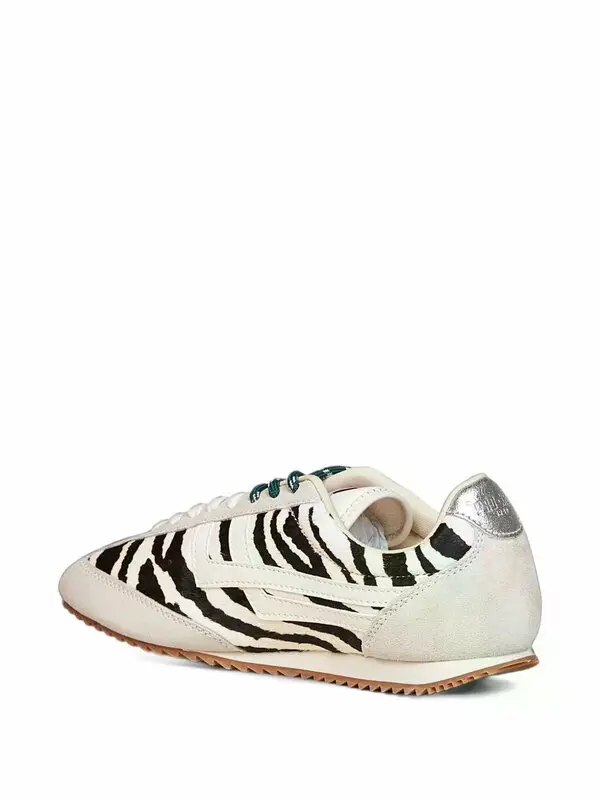 PRO-KEDS 1949 Racer 77 Zebra-print Panelled Sneakers
