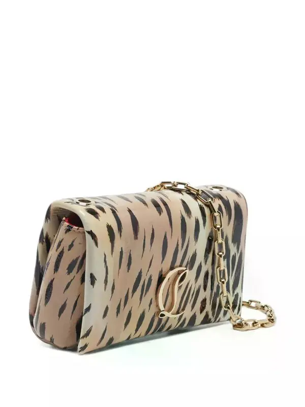 CHRISTIAN LOUBOUTIN Loubi54 Leopard-print Clutch Bag