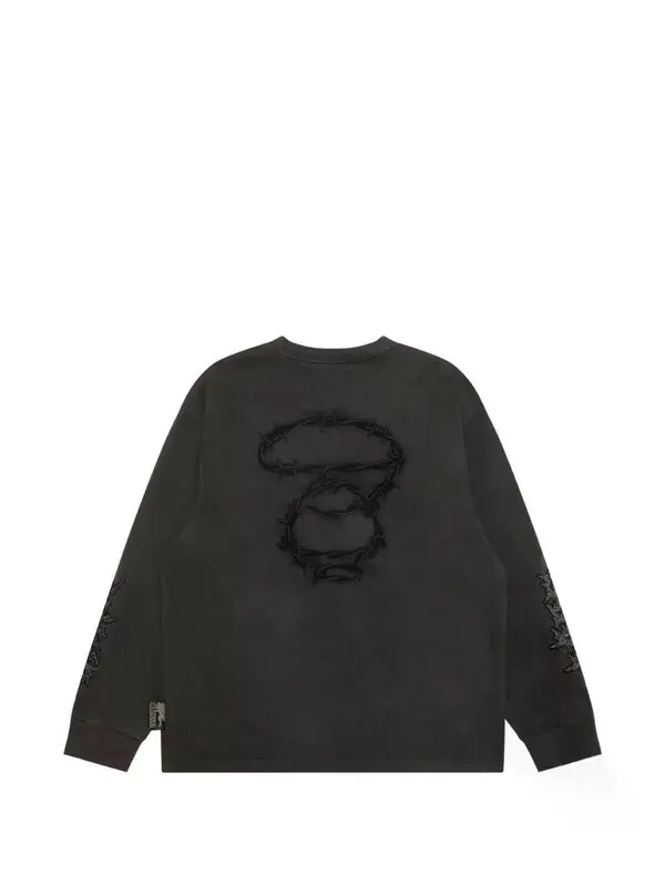 AAPE BY *A BATHING APE Moonface Embroidered T-shirt