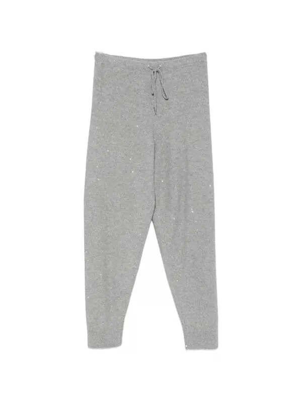 Antonelli Firenze Sequin-embellished Track Pants - Grey