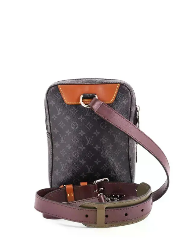 LOUIS VUITTON Amazone Sling Bag Patchwork Monogram Eclipse Canvas And Printed Leather Backpack