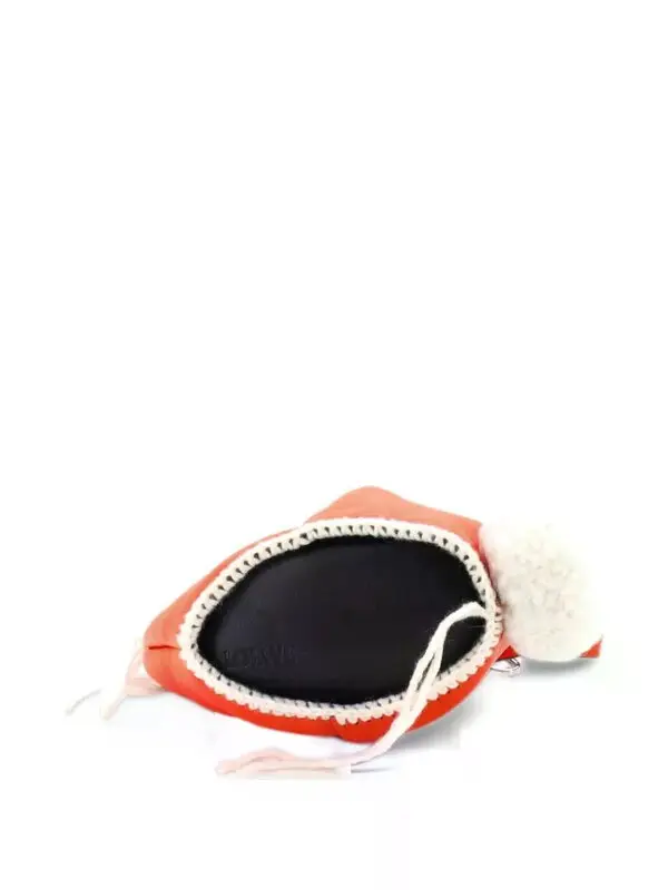 Loewe Rabbit Leather With Crochet Detail Small Crossbody Bag