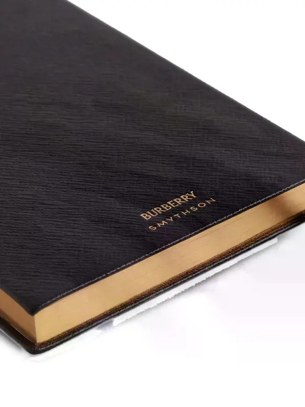 Smythson X Burberry Soho Notebook In Panama