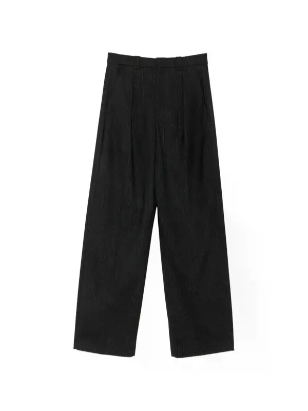 DRYKORN Pinstripe Wide-leg Trousers