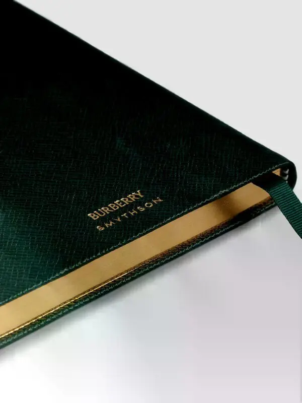 Smythson X Burberry Soho Notebook In Panama
