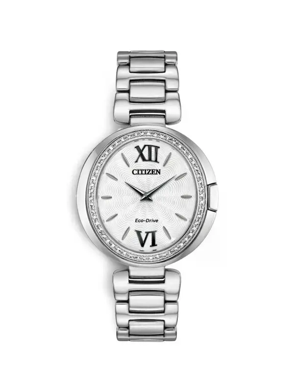 Citizens Of Humanity Capella Eco-drive 34mm Watch - Silver