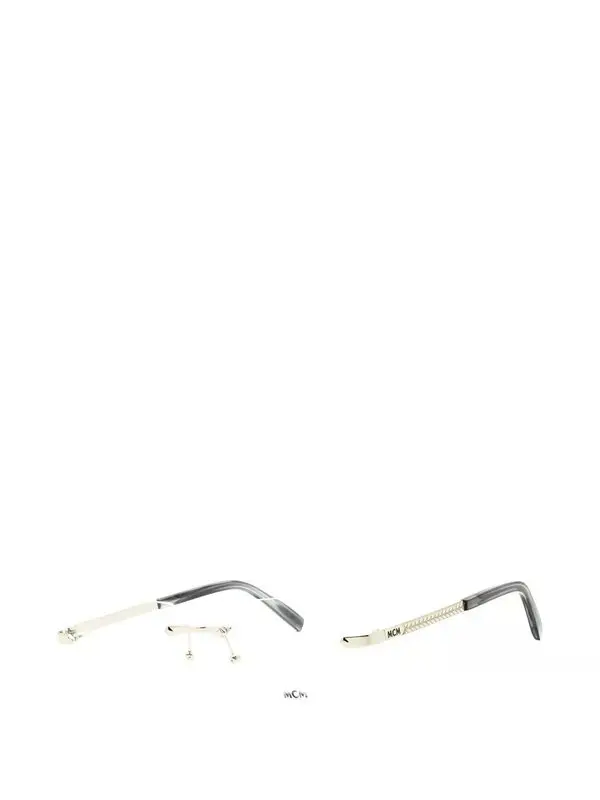 Mcm Rectangle-frame Rimless Glasses