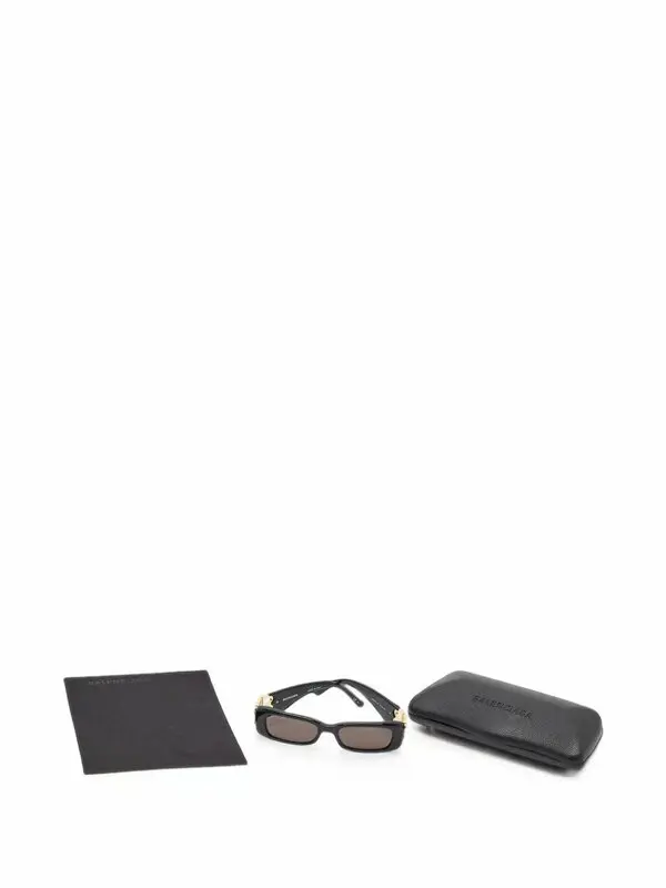 Balenciaga Dynasty Bb Rectangle-frame Sunglasses