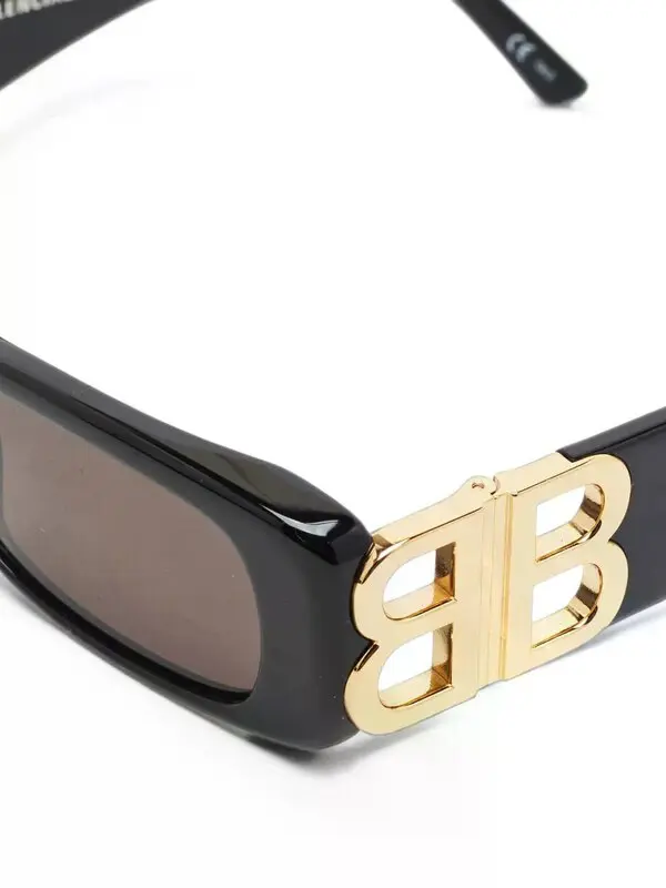 Balenciaga Dynasty Bb Rectangle-frame Sunglasses