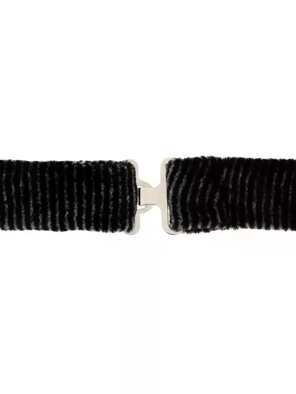 Giorgio Armani Velvet Ribbed Bow Tie