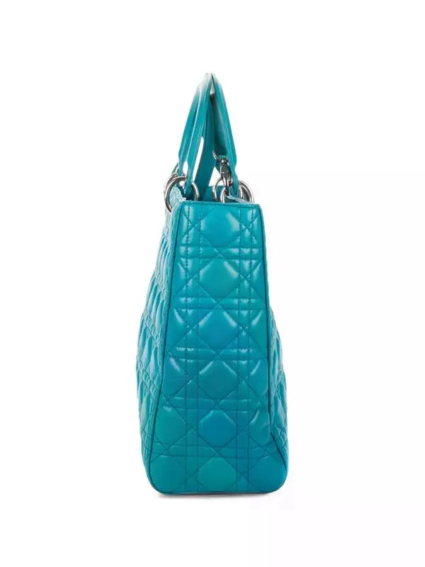 Dior Large Lady Tote Bag - Blue