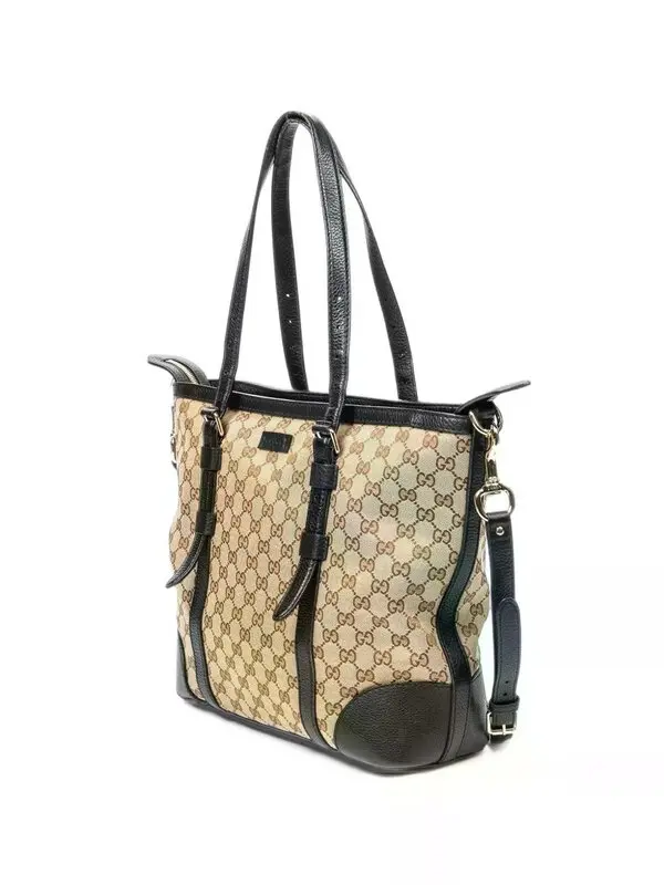 Gucci Gg Monogram Tote Bag - Neutrals