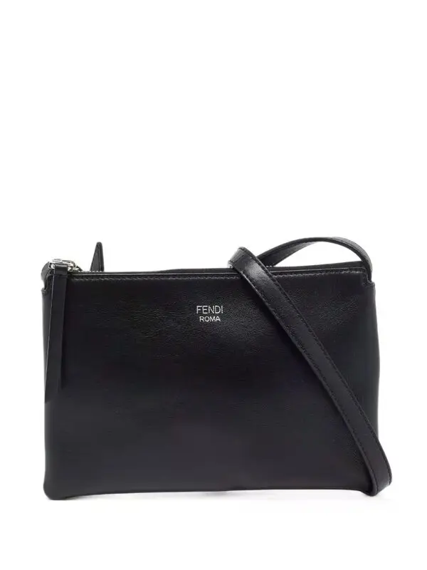 Fendi 2025 Mini Leather Cross-body Bag - Black